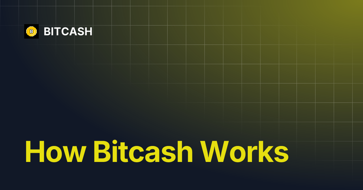 How Bitcash Works | BITCASH